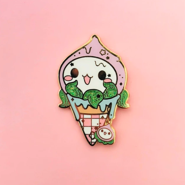 ♥B GRADE♥ Radish Cone Enamel Pin – Sharodactylart
