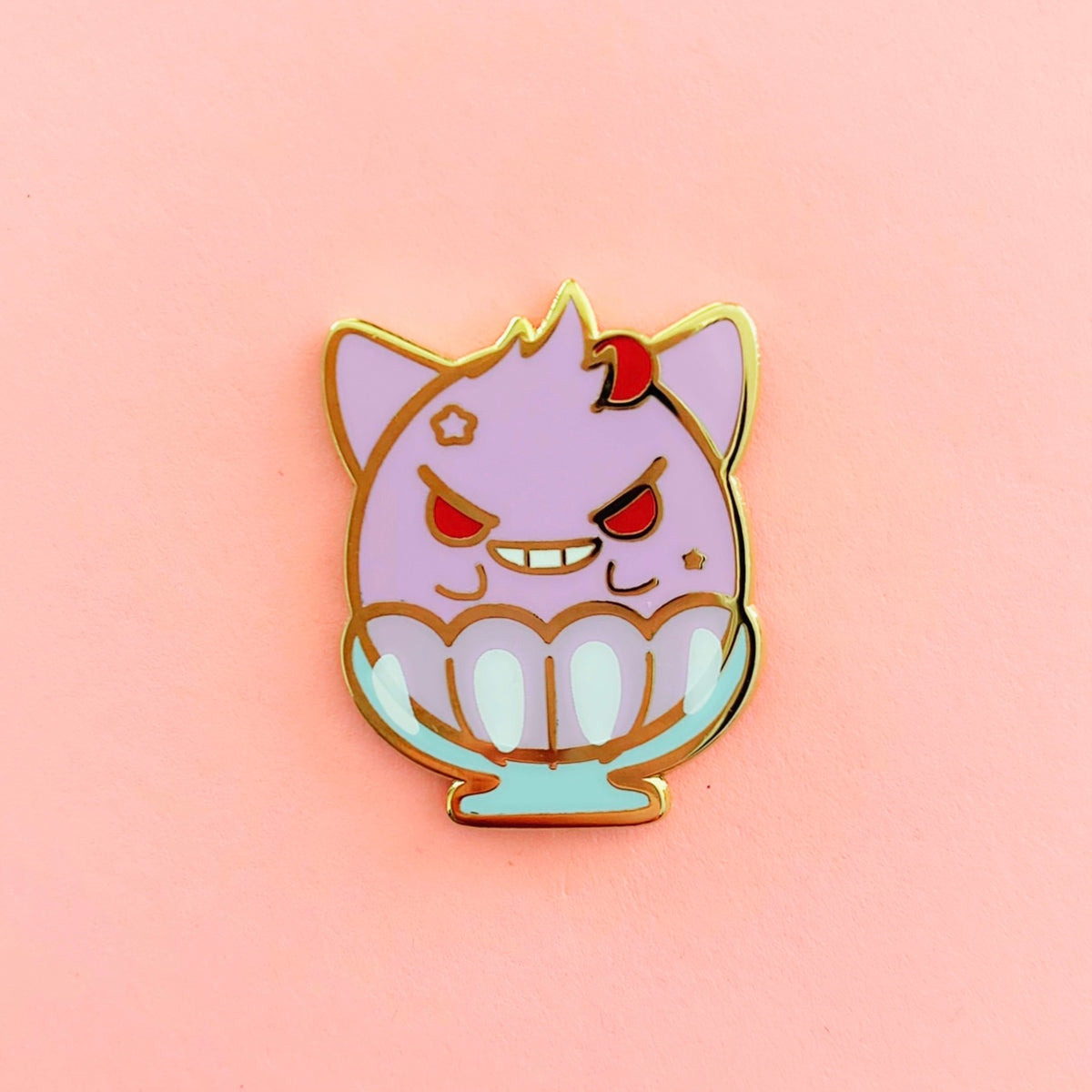 Purple Shaved Ice Enamel Pin – Sharodactylart